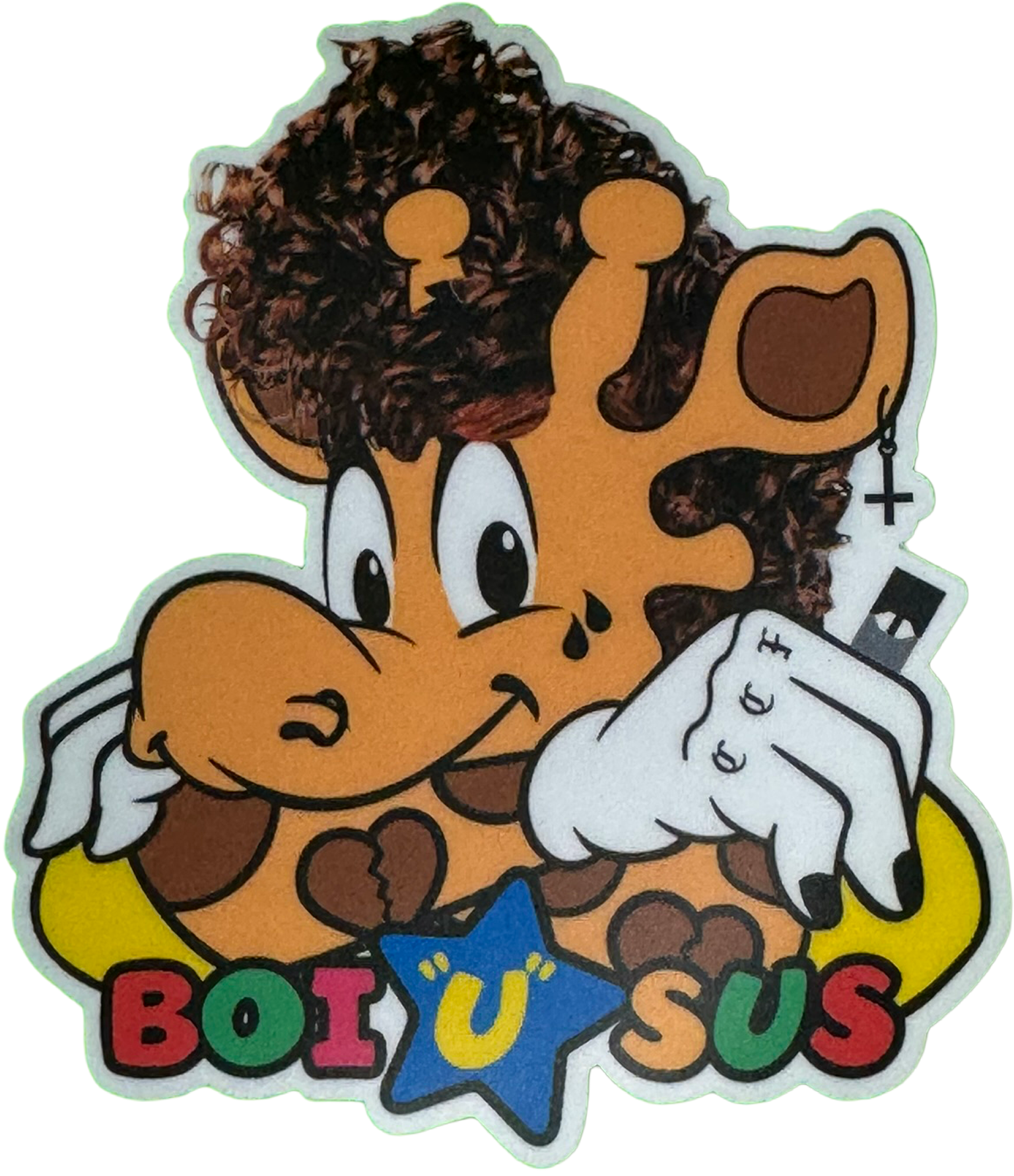 Boi "U" Sus Giraffe Sticker – collectorcarfeed